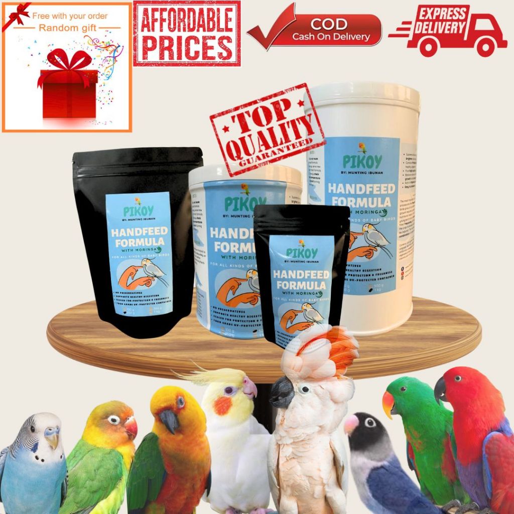 PIKOY Handfeed Formula Hand Feeding For All Kinds of Baby Birds WITH ...