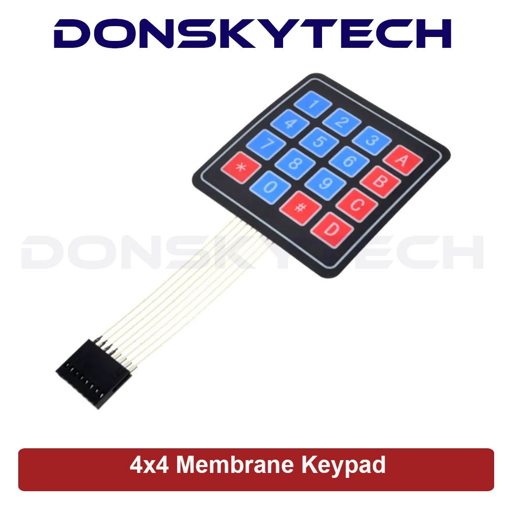 Matrix Membrane Keypad 4x3 4x4 Membrane Keypad Switch | Shopee Philippines