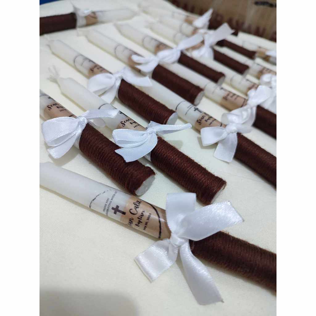 Personalized Candle for Debut/Christening/Baptism/Wedding | Shopee ...