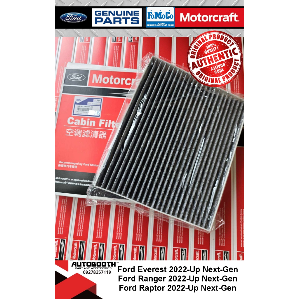 FORD AC Cabin Filter For Ford Ranger Next-Gen 2022-Up - Ford Everest ...