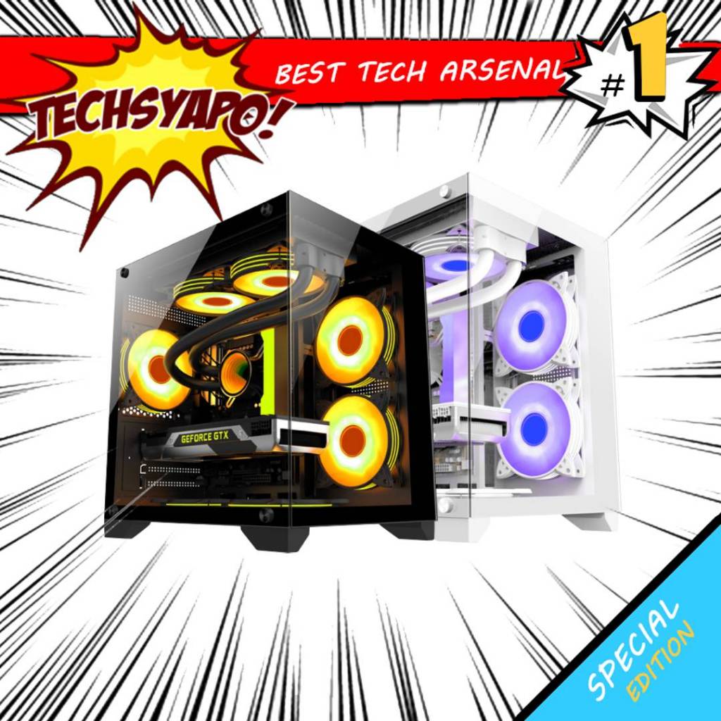 INPLAY SEAVIEW S100 MATX GAMING PC CASE | Shopee Philippines