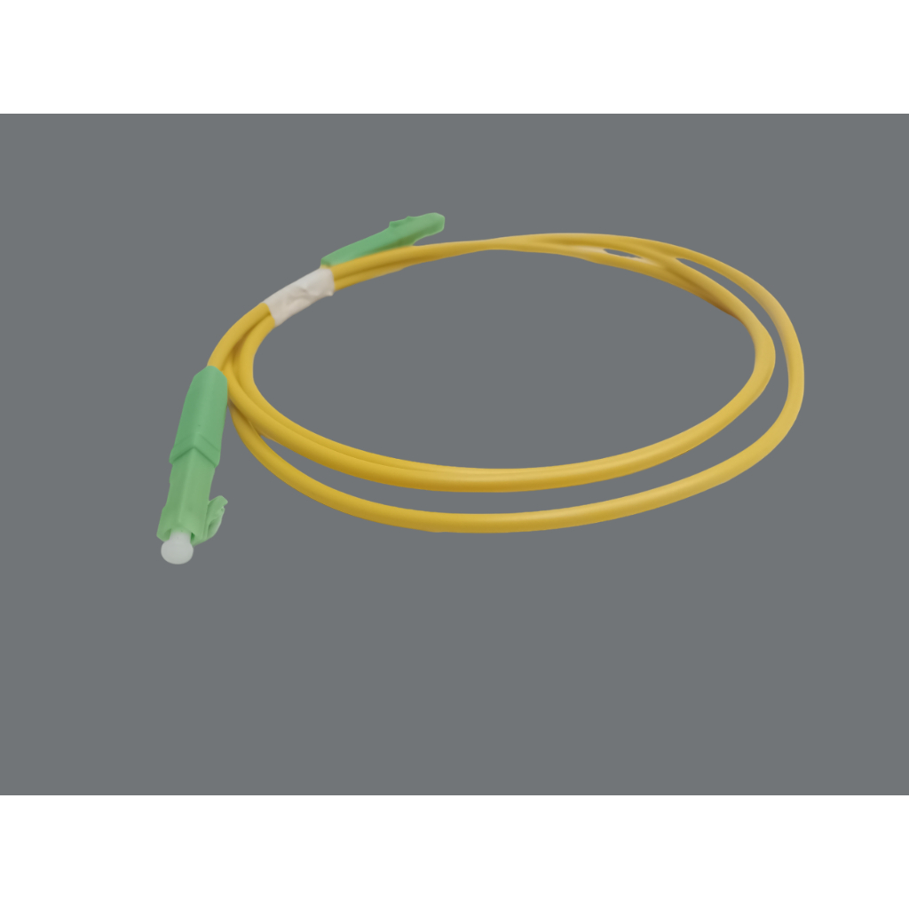 MICRO PC FIBER OPTIC QUICK CONNECTOR LC-APC to LC-APC GREEN SINGLE MODE ...
