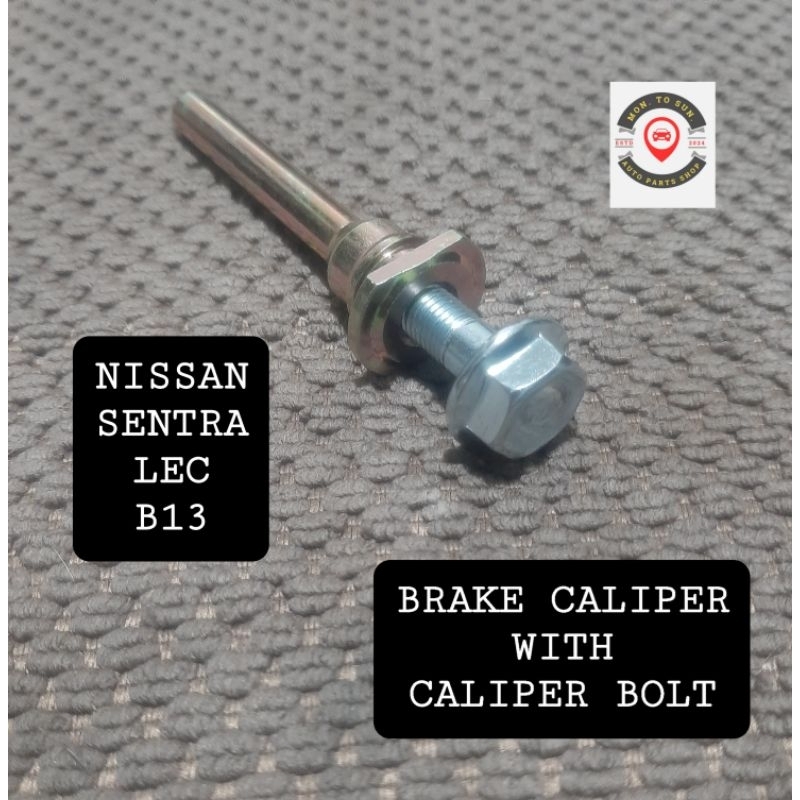 1 Piece Disc Brake Caliper Pin with Caliper Bolt for Nissan Sentra B13 ...