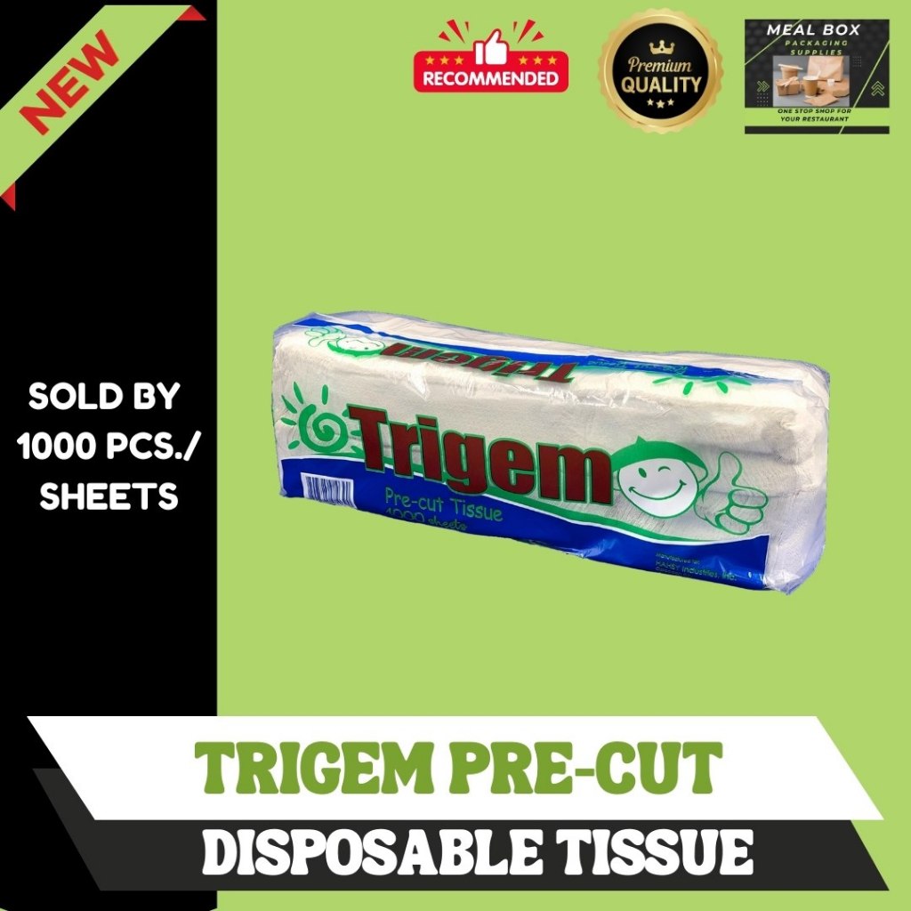 Trigem Pre-Cut Tissue by 1000's sheets | Shopee Philippines