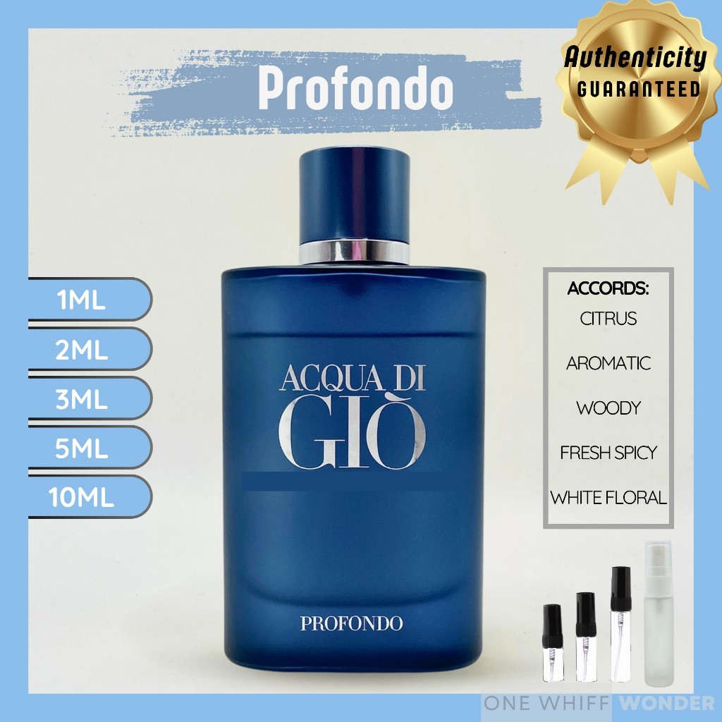 ADG Profondo (1mL, 2mL, 3mL, 5mL or 10mL) ONE WHIFF WONDER | Shopee ...