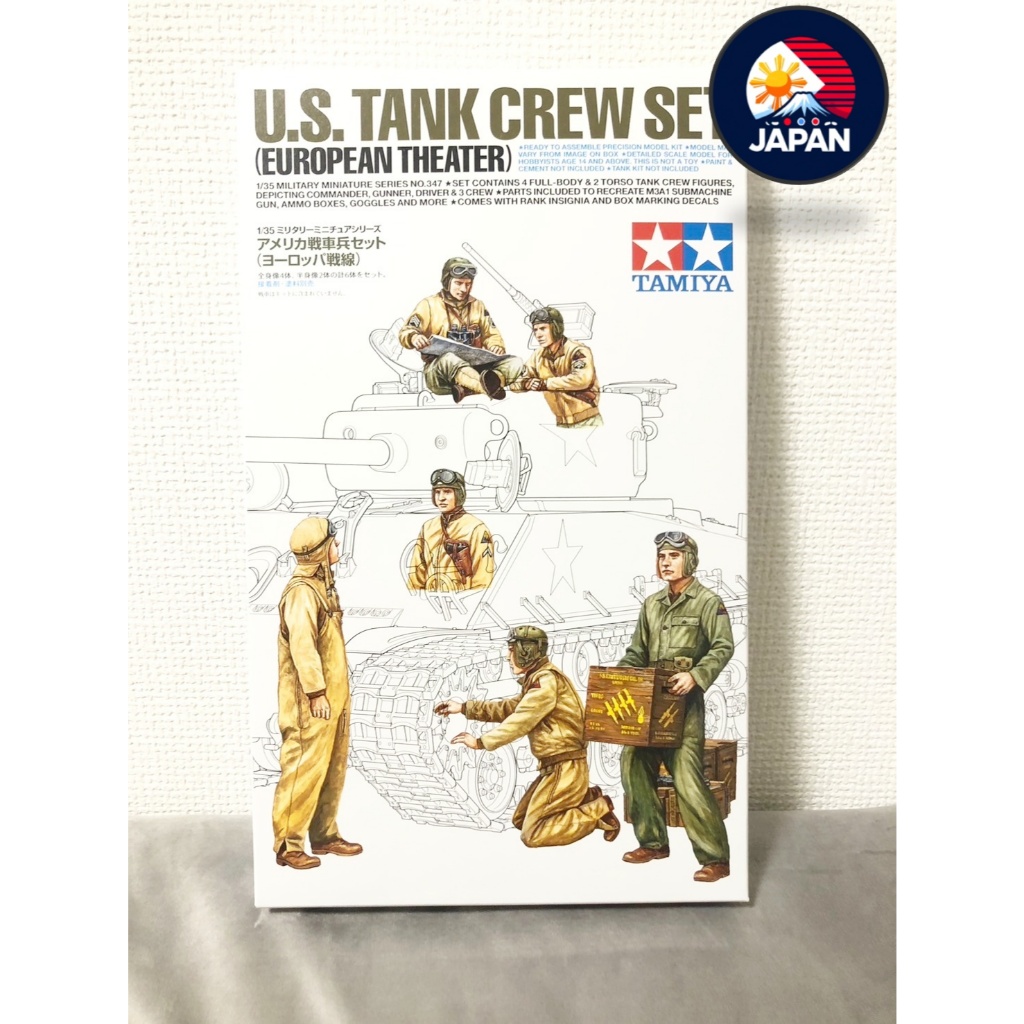 Tamiya 1/35 Military Miniature Series No.347 US Army Tank Crew Set ...