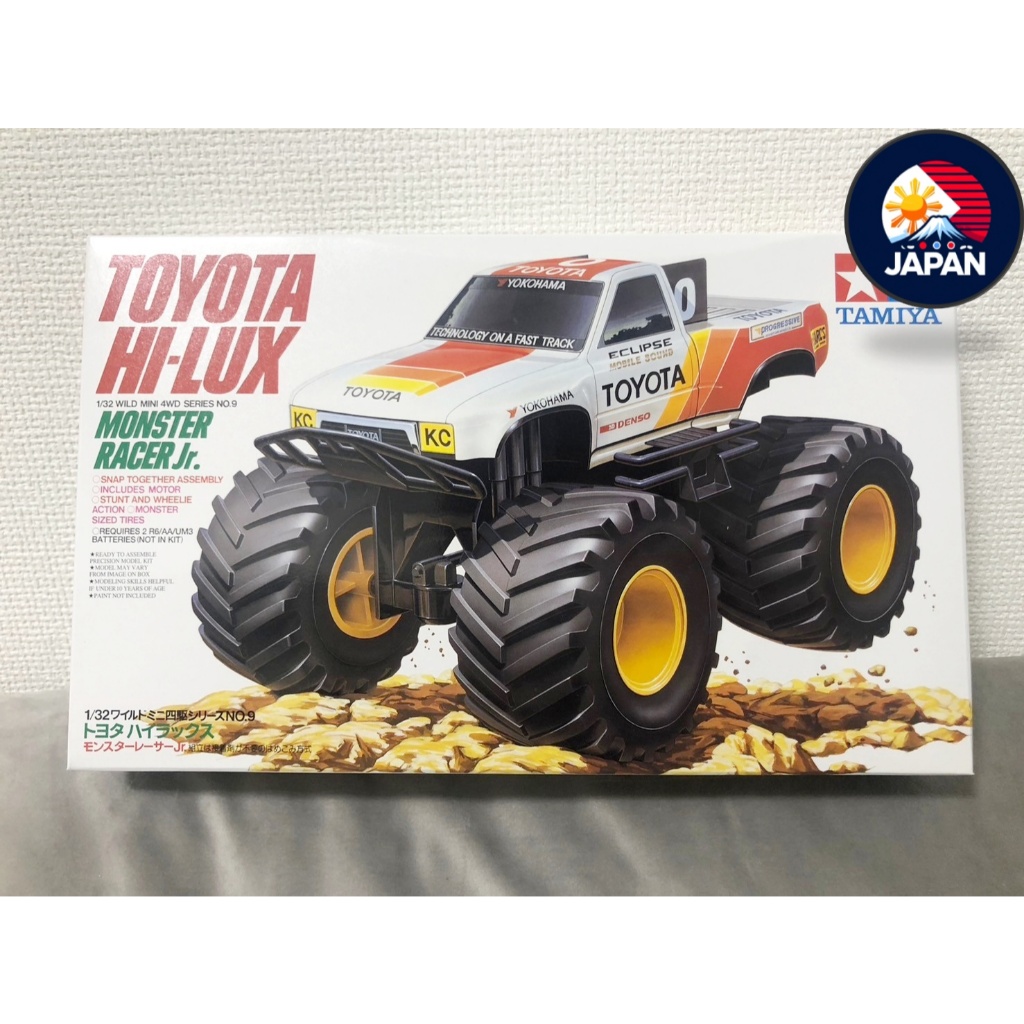 TAMIYA Wild Mini 4WD Series No.09 Hilux Monster Racer Jr. Plastic Model ...