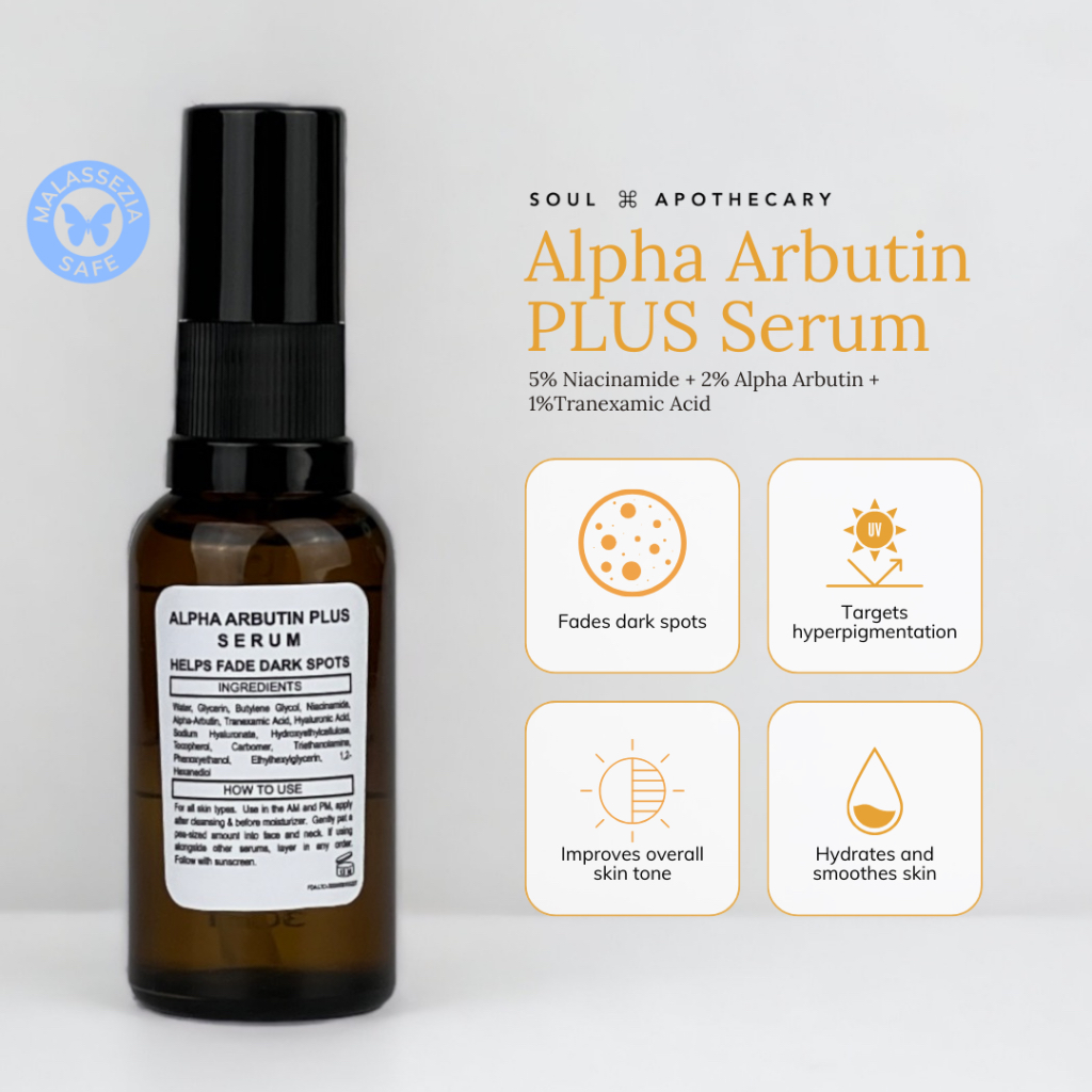 SOUL APOTHECARY Alpha Arbutin PLUS Serum 5% Niacinamide + 2% Alpha ...