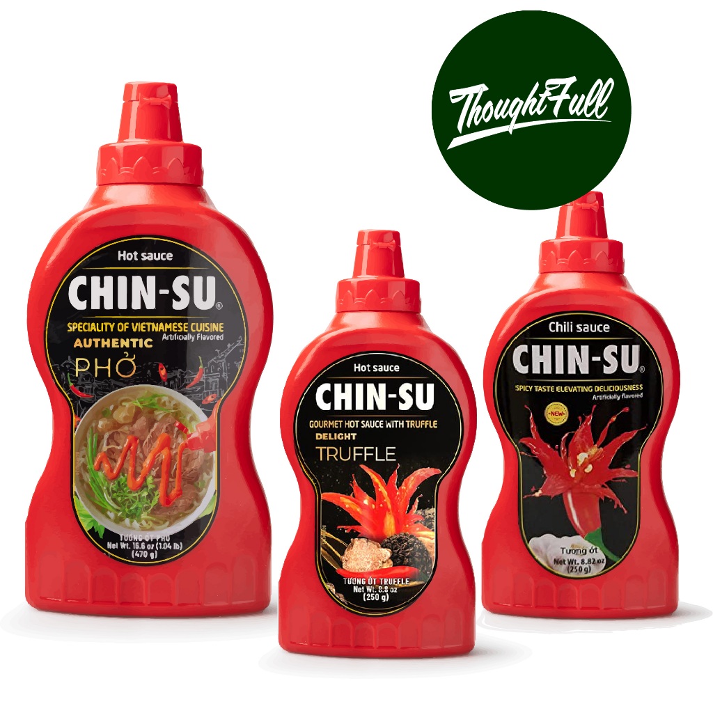 Chin-Su Hot Sauce (Original, Pho and Wasabi) | Shopee Philippines