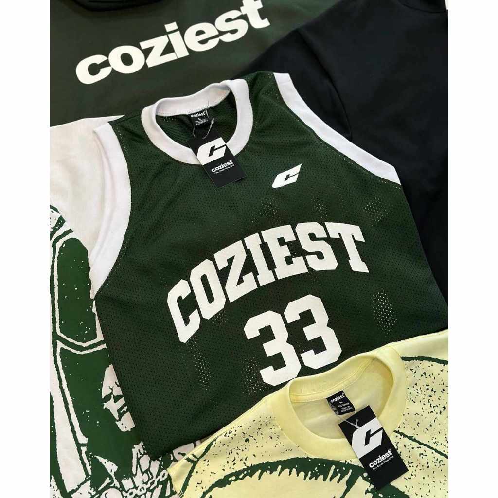 Coziest® "Ewing" Jersey in Black and Green Colorway | Shopee Philippines