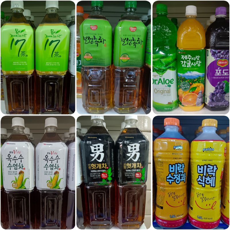 korean Juice grape - mandarin-pear-17 cha tea-corn tea-raisin tea-Aloe ...