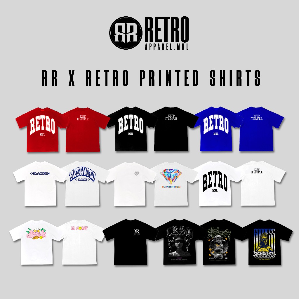 RR X RETRO Pro Club Printed Shirts | Shopee Philippines