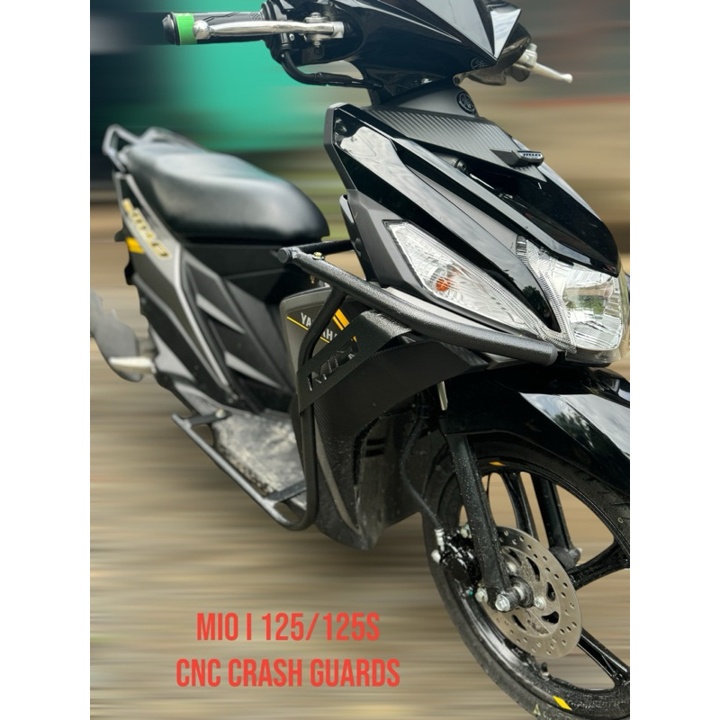MIO I 125/125s MINIMALIST CRASH GUARD WITH CNC CUT POWDER COATED FINISH ...