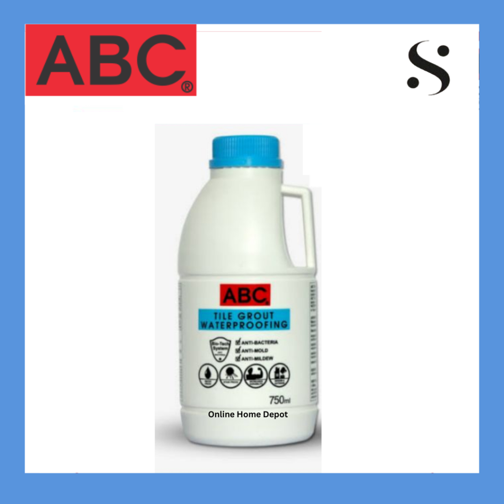 ABC Tile Grout Waterproofing 750ml with Bio-Tech System Acrylic Based ...