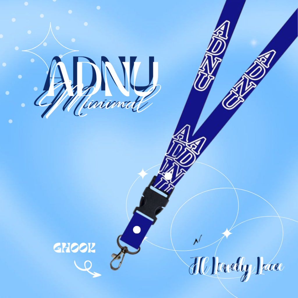Minimal ADNU Aesthetic ID Lace Sling ID Lace with GHook | Shopee ...