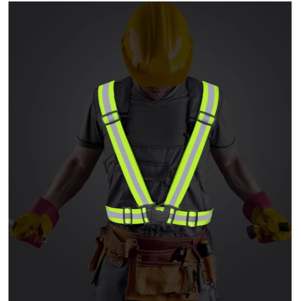 Pink Laine Safety Elastic Reflective Night Vest Reflectorized ...