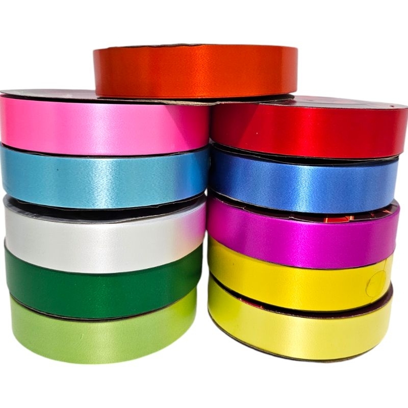 Plastic Ribbon for Floral and Craft Decoration 50 Meters x 1 Inch ...