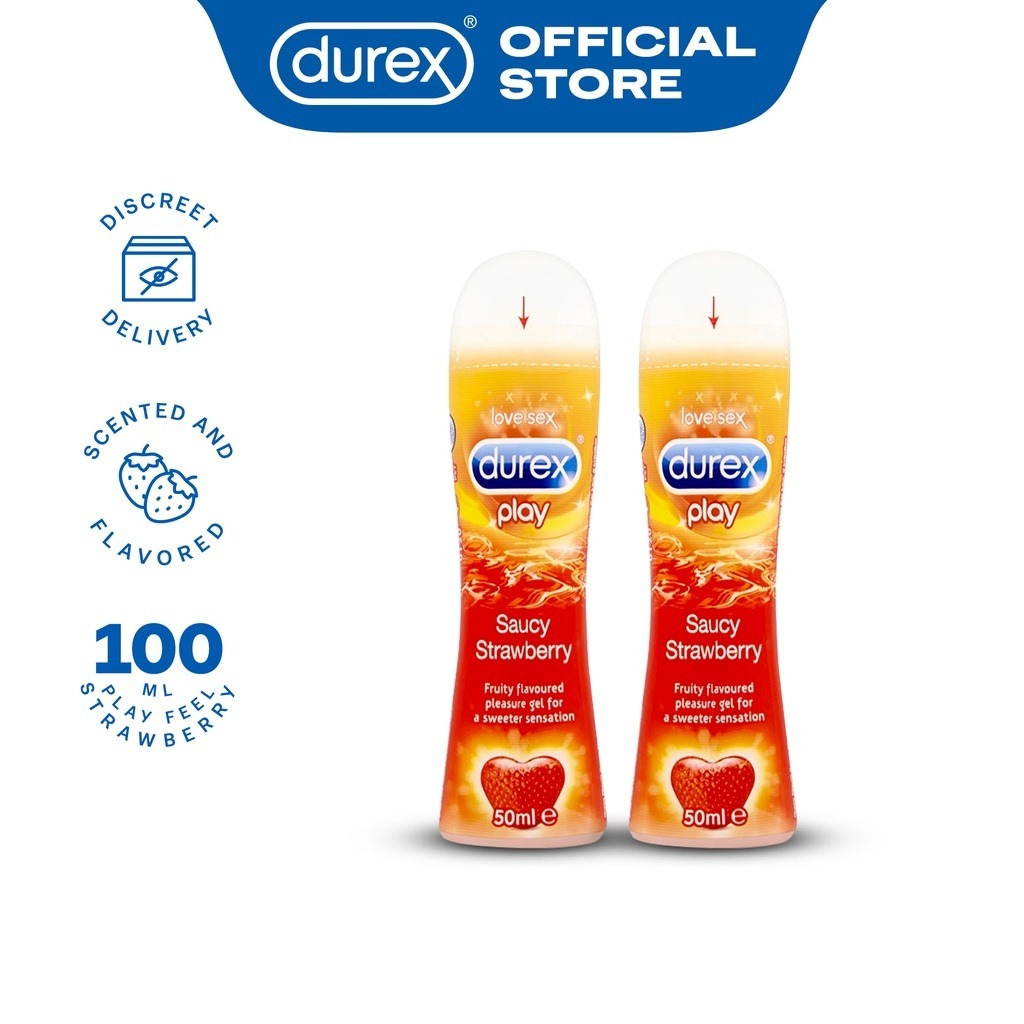Durex Play Strawberry Lubricant 50 mL Set of 2 | Shopee Philippines