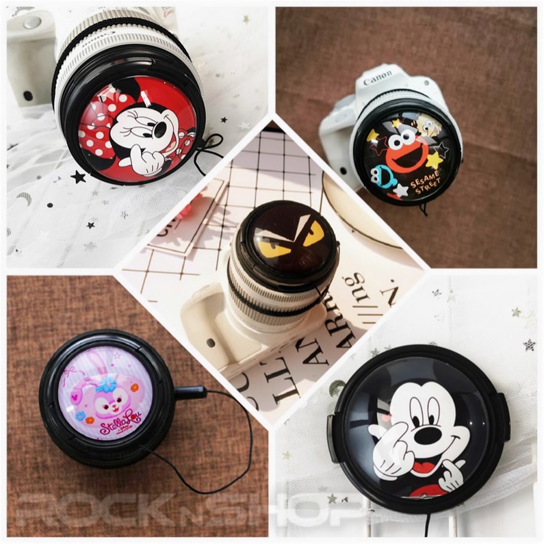 Mickey Minnie Cookie Stella Cartoon Lens Cap | Shopee Philippines