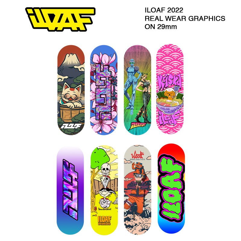 iLoaf 29mms in 2022 Classic Real Wear Graphics with Lazer engraved Logo ...
