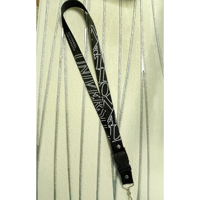 NATIONAL UNIVERSITY MINIMAL id lace,id sling, id lanyards | Shopee ...