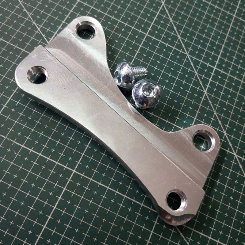 CNC Brake Caliper Bracket w/Bolt For 260mm Disc For Fazzio, Mio i 125 ...