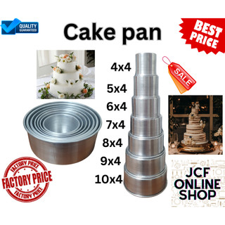 Cake Pan 4x4, 5x4, 6x4, 7x4, 8x4, 9x4, 10x4 | Shopee Philippines