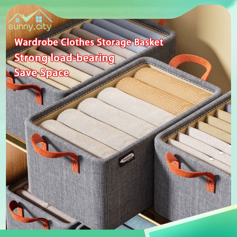 Foldable Large Clothes Storage Box Sundries Storage Box Foldable Room ...