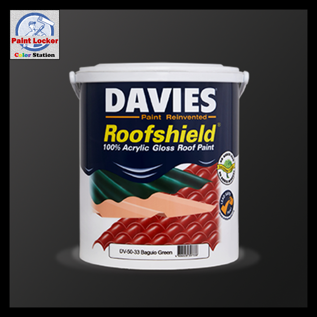 Davies Roofshield Premium Roof Paint Gloss Finish - 16 Liters | Shopee ...