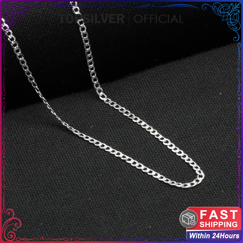 Morning Star Top Silver Italy 925 Silver 2M Necklace For Men Hip-Hop ...