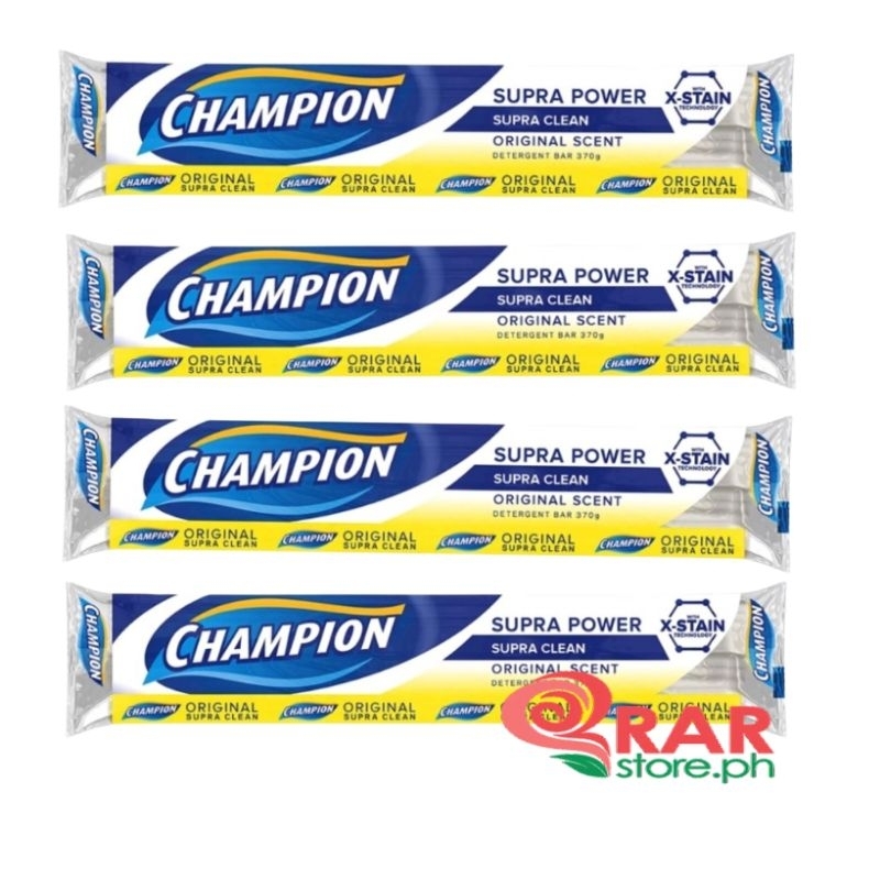 Champion Bar Original Scent 370grams (4 pcs) | Shopee Philippines