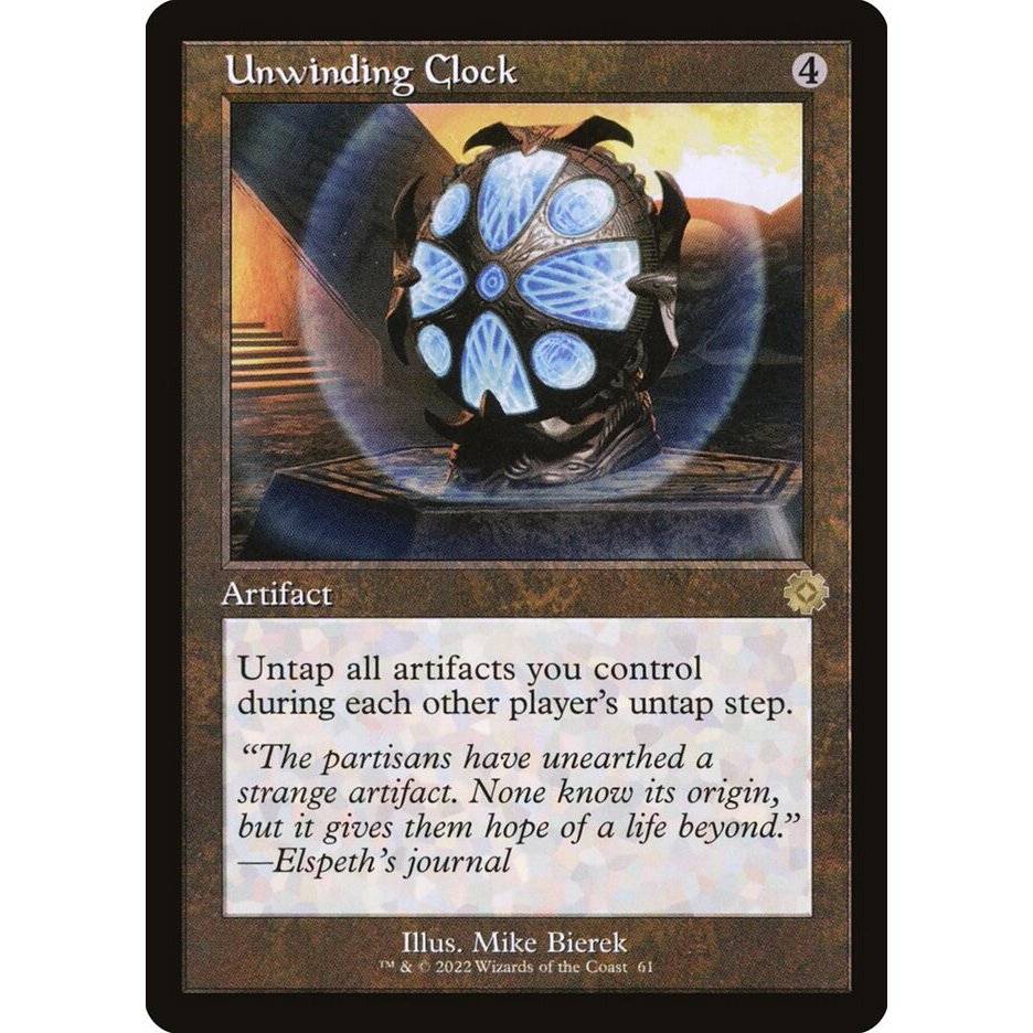 Unwinding Clock - The Brothers' War: Retro Frame Artifacts (BRR ...