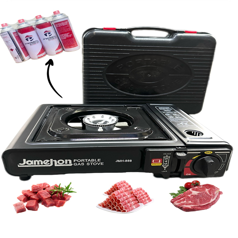 Outdoor household butane gas stove with shell portable gas stove ...
