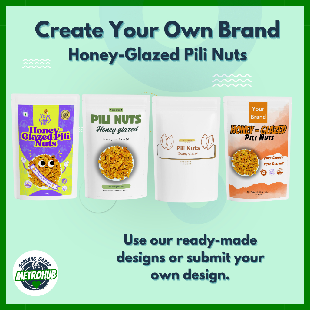 Pili Nuts Honey Glazed 15 pcs | Rebranding / Reselling - Choose Design ...
