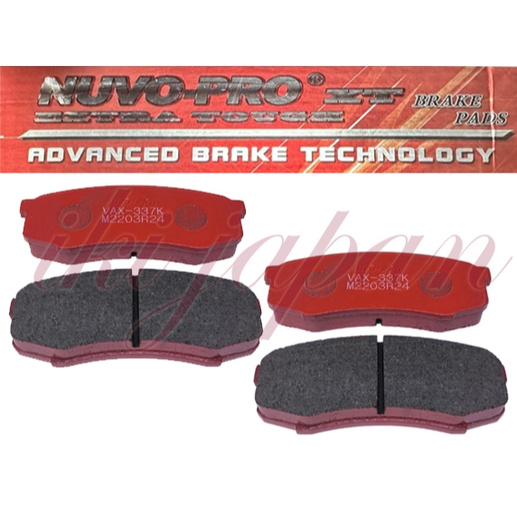 NUVO BRAKE DISC PAD REAR VA-377K/VAX-377K Toyota Landcruiser 1990-99 ...