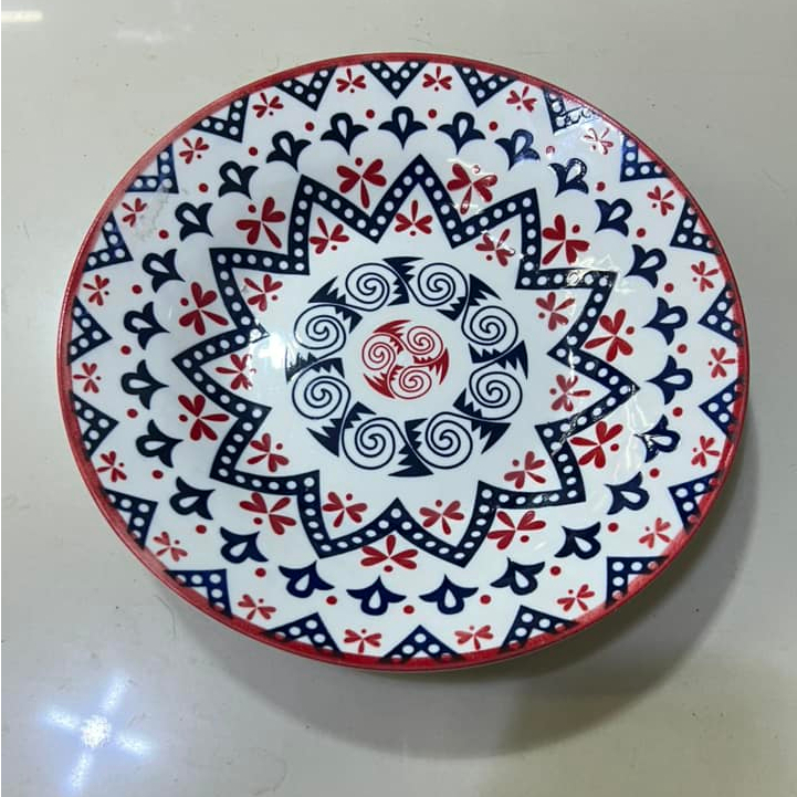 1PIECE High Quality Dinner Plate Ceramic Plates Cutlery Deep Rice Plate ...