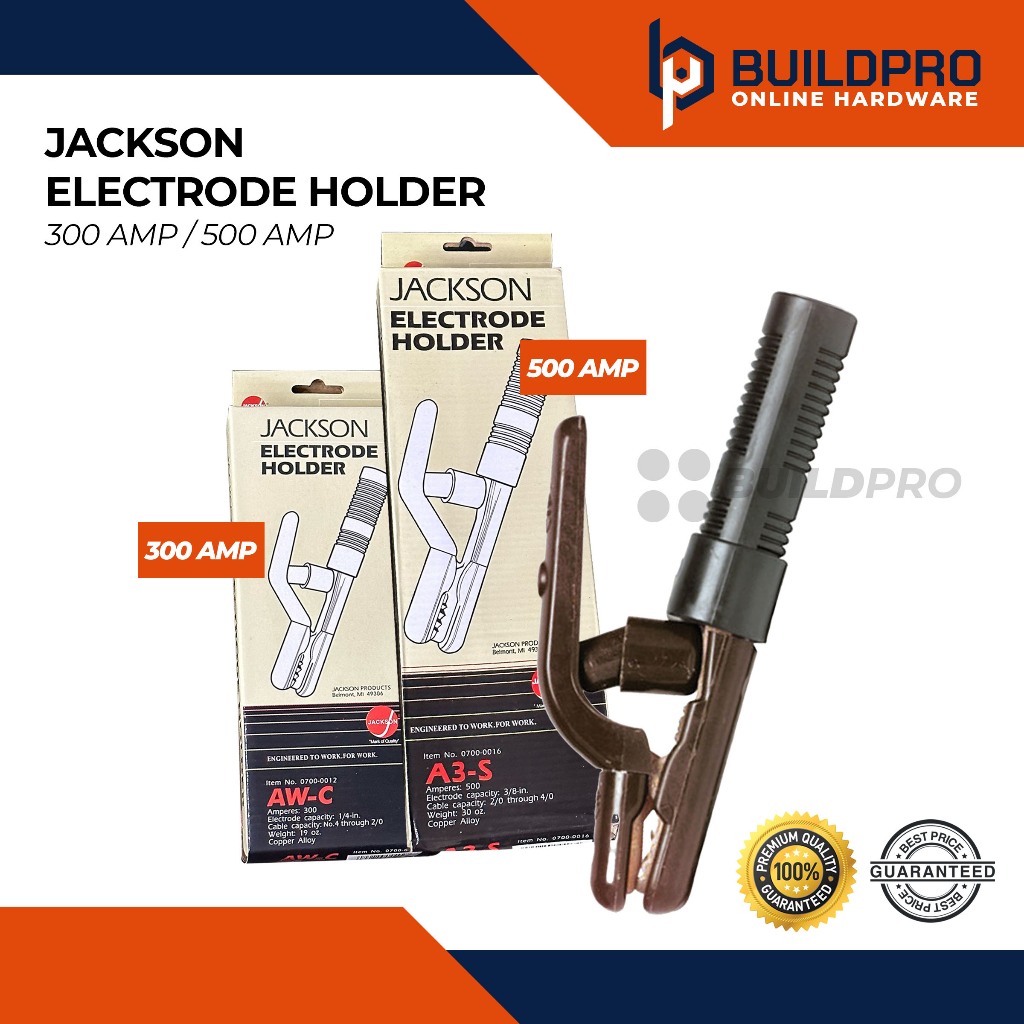 Jackson Electrode Holder 300AMP / 500AMP | Shopee Philippines