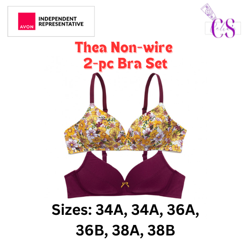 Thea Non-wire 2-pc Bra Set | Shopee Philippines