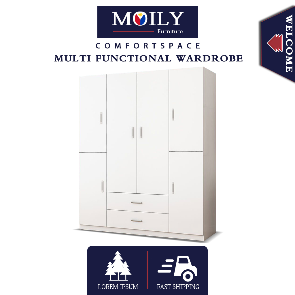 Multi functional solid wood combination wardrobe, bedroom, living room ...