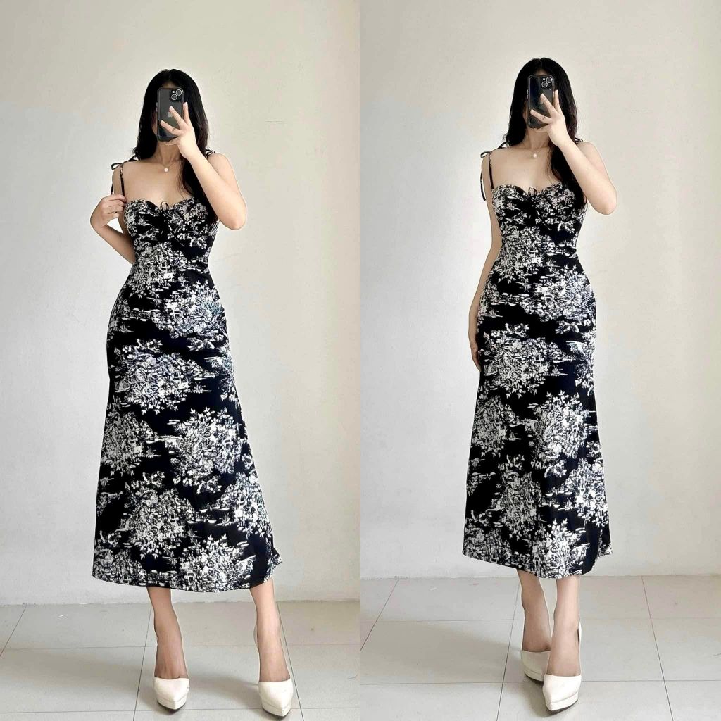 SELENE 2WAY MAXI DRESS | Shopee Philippines