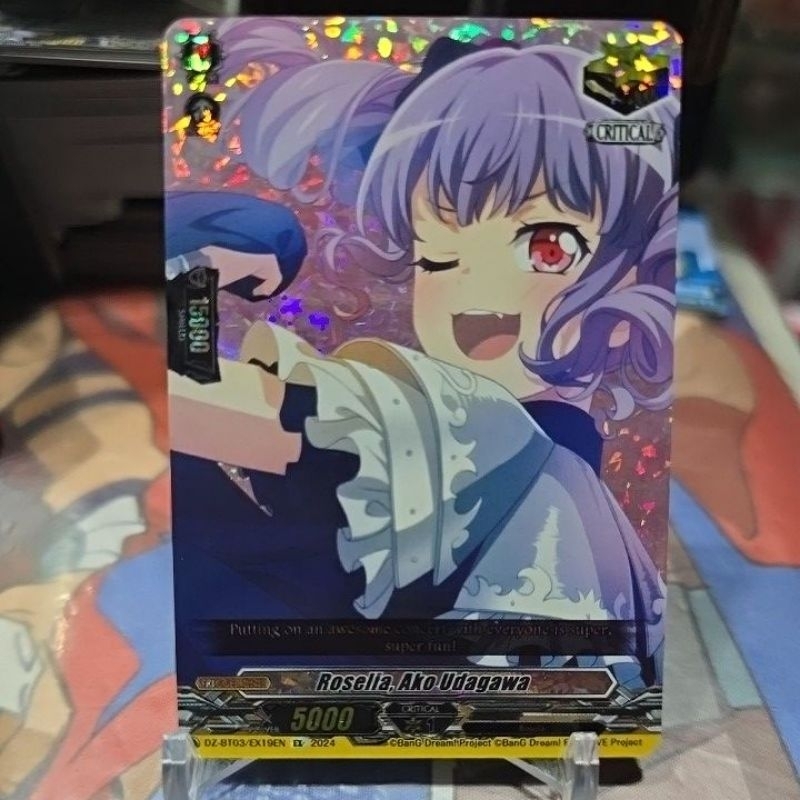 ROSELIA, AKO UDAGAWA EX DZBT03 CARDFIGHT VANGUARD ENGLISH | Shopee Philippines