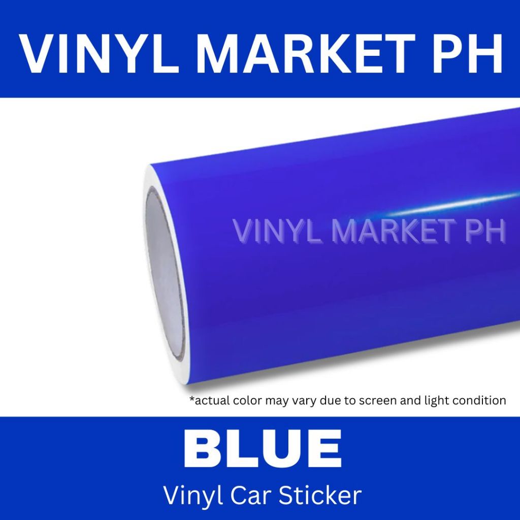 Blue Vinyl Sticker Car Sticker decals | Shopee Philippines