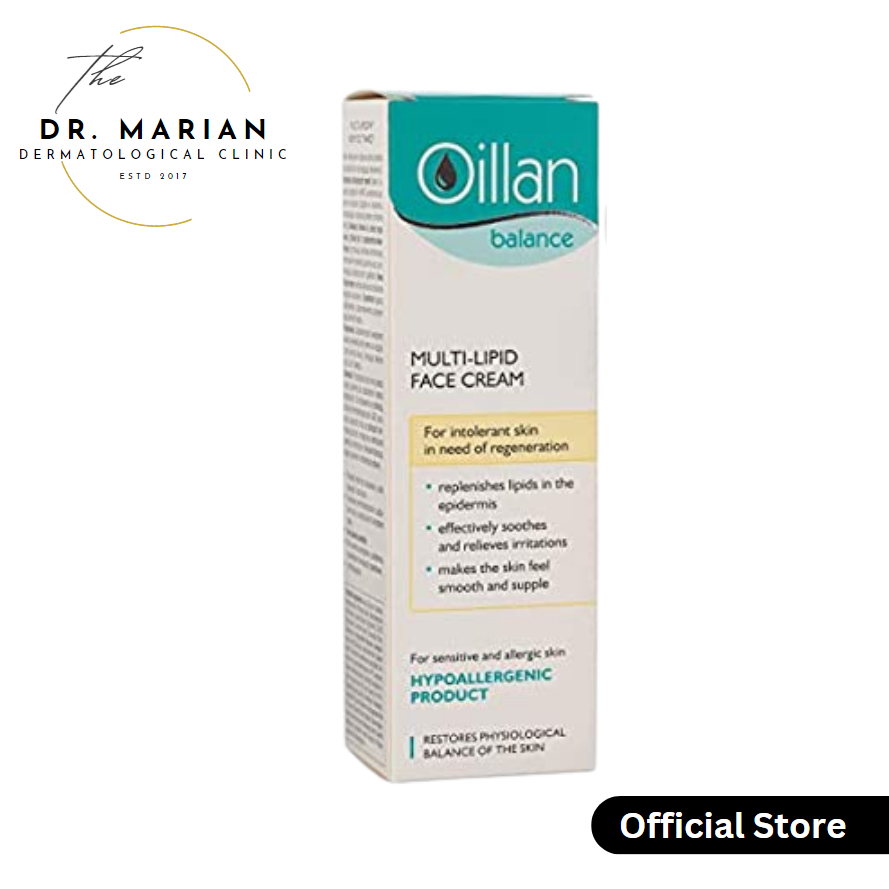 Oillan Multi-Lipid Facecream for VERY dry skin with Hyaluronic Acid (40 ...