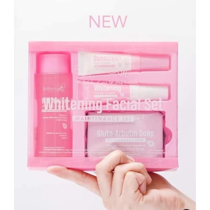 Brilliant Whitening Set (Maintenance Set New Packaging) | Shopee ...