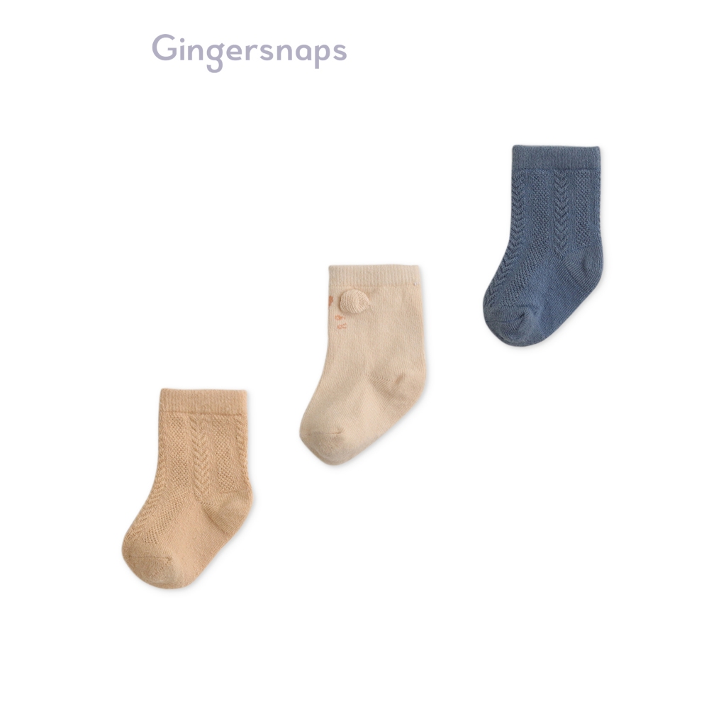 Gingersnaps 3-Pc Socks Set | Shopee Philippines