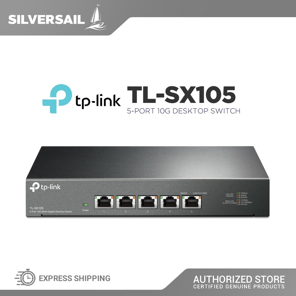 TP-Link TL-SX105 5-Port 10G Desktop Switch | Shopee Philippines