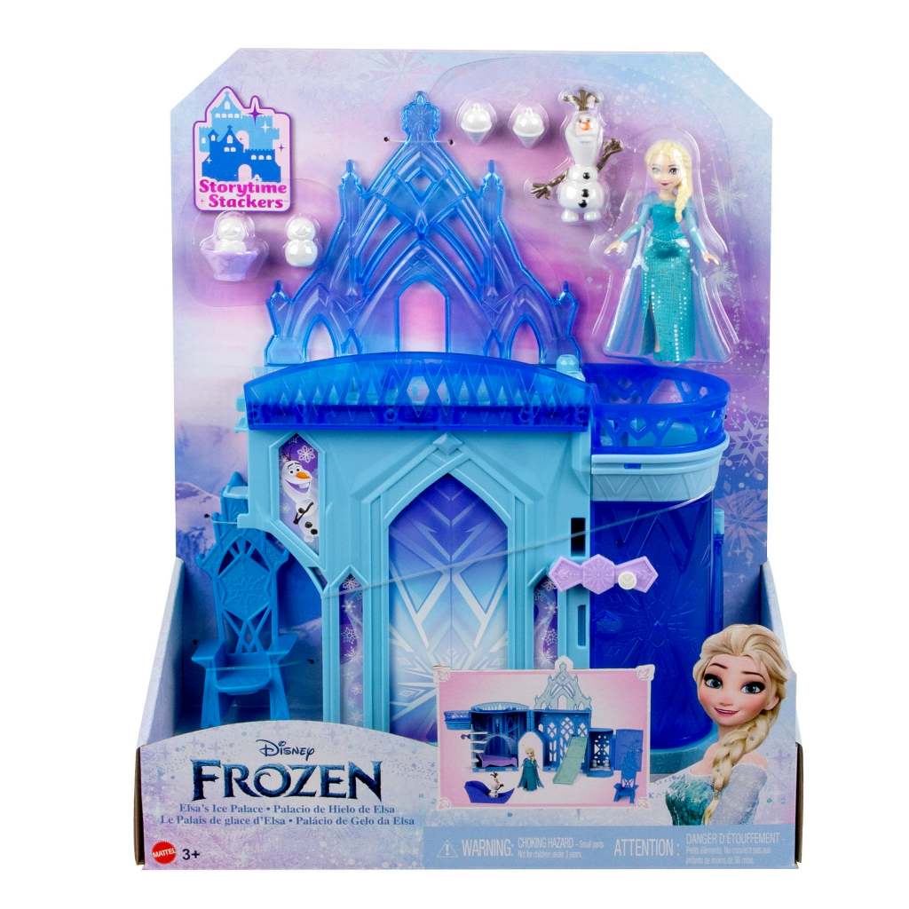 Disney Frozen Storytime Stackers Princess Elsa's Ice Palace, Doll House ...
