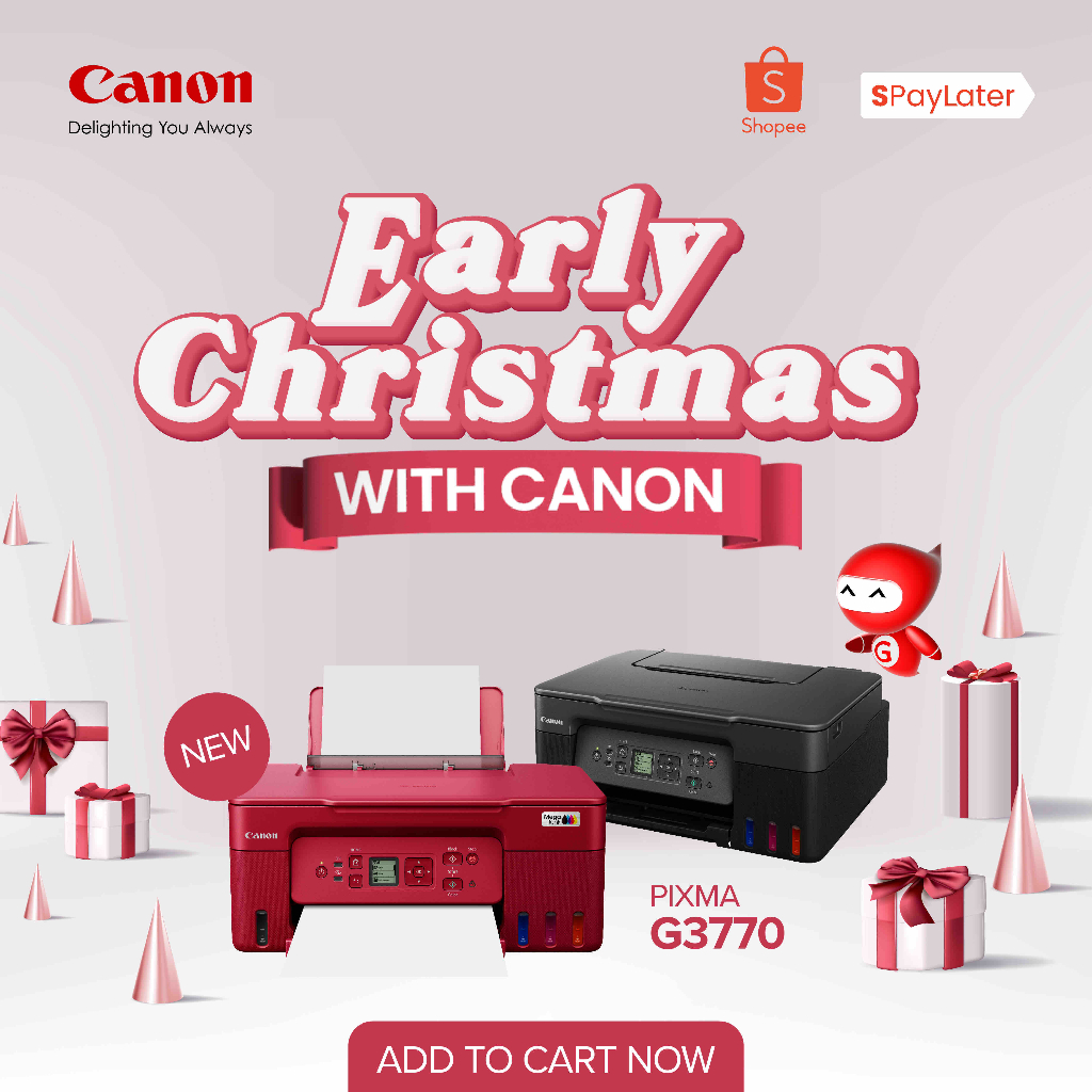 Canon Printer PIXMA G3770 Print, Scan, Copy Wifi - Flagship Store ...