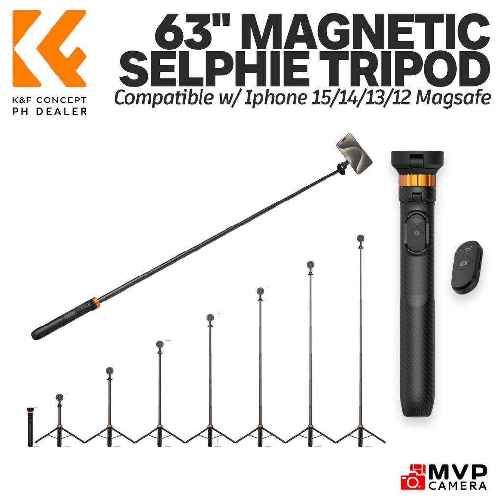 K&F CONCEPT 63'' Magnetic Iphone Tripod Phone Magsafe Magnetic Selfie ...