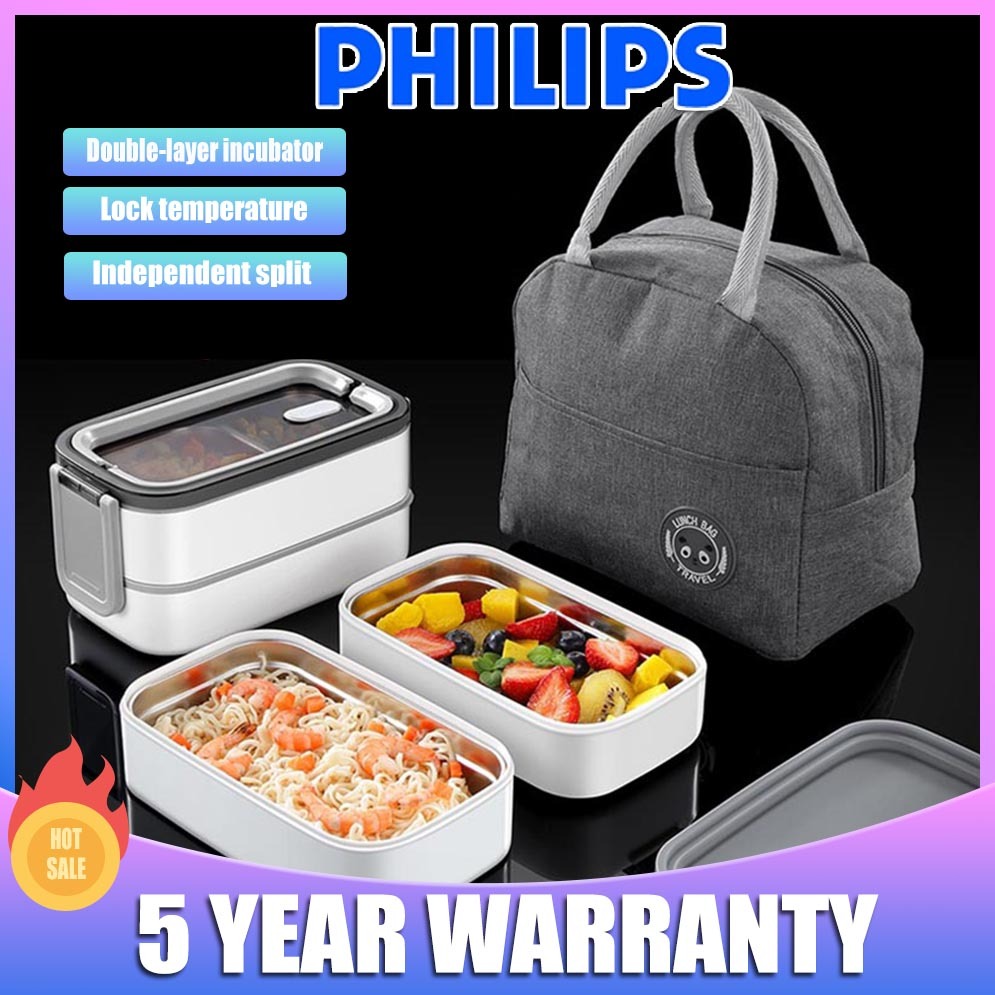 PHILIPS Insulation Lunch Box + Insulation Bag Fresh Lunch Lunch Box Can ...